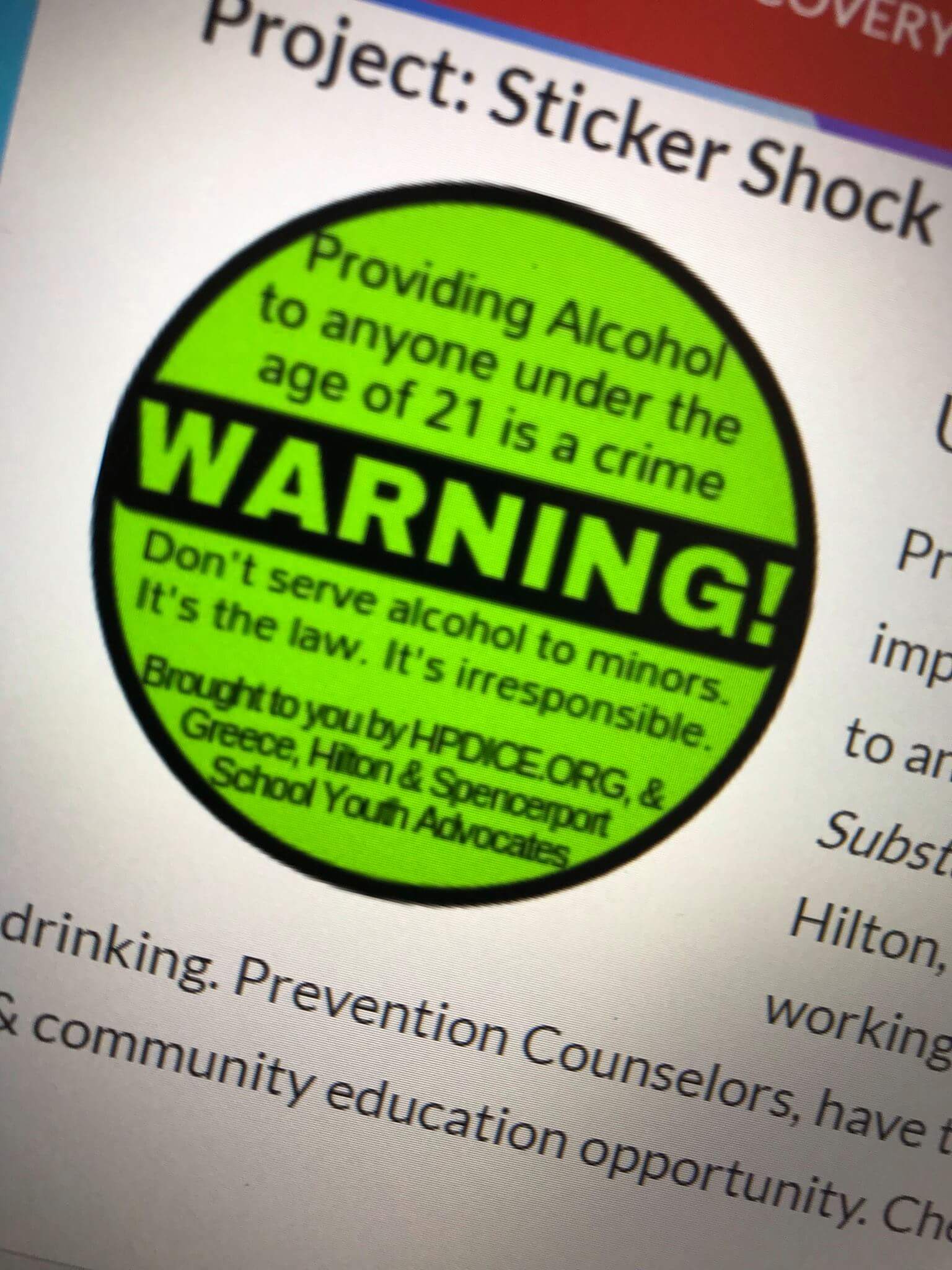 Project Sticker Shock | Villa of Hope